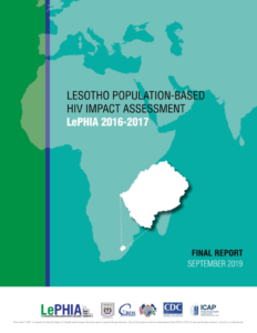 Lesotho Final Report 2016-2017 - PHIA Project